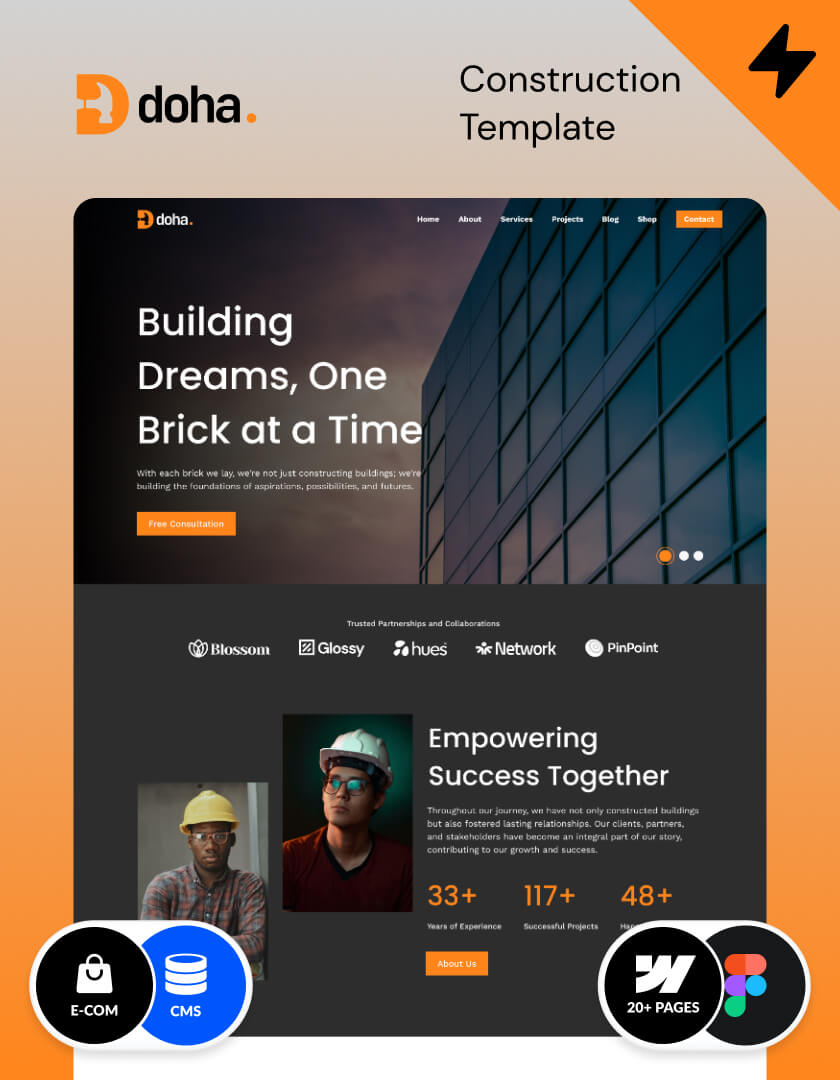 Premium Webflow Template Designs Wedoflow